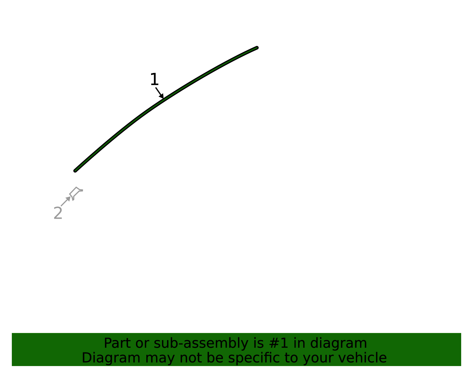 2020-2025 Nissan Sentra Roof Molding 73853-6LB0A | TascaParts.com