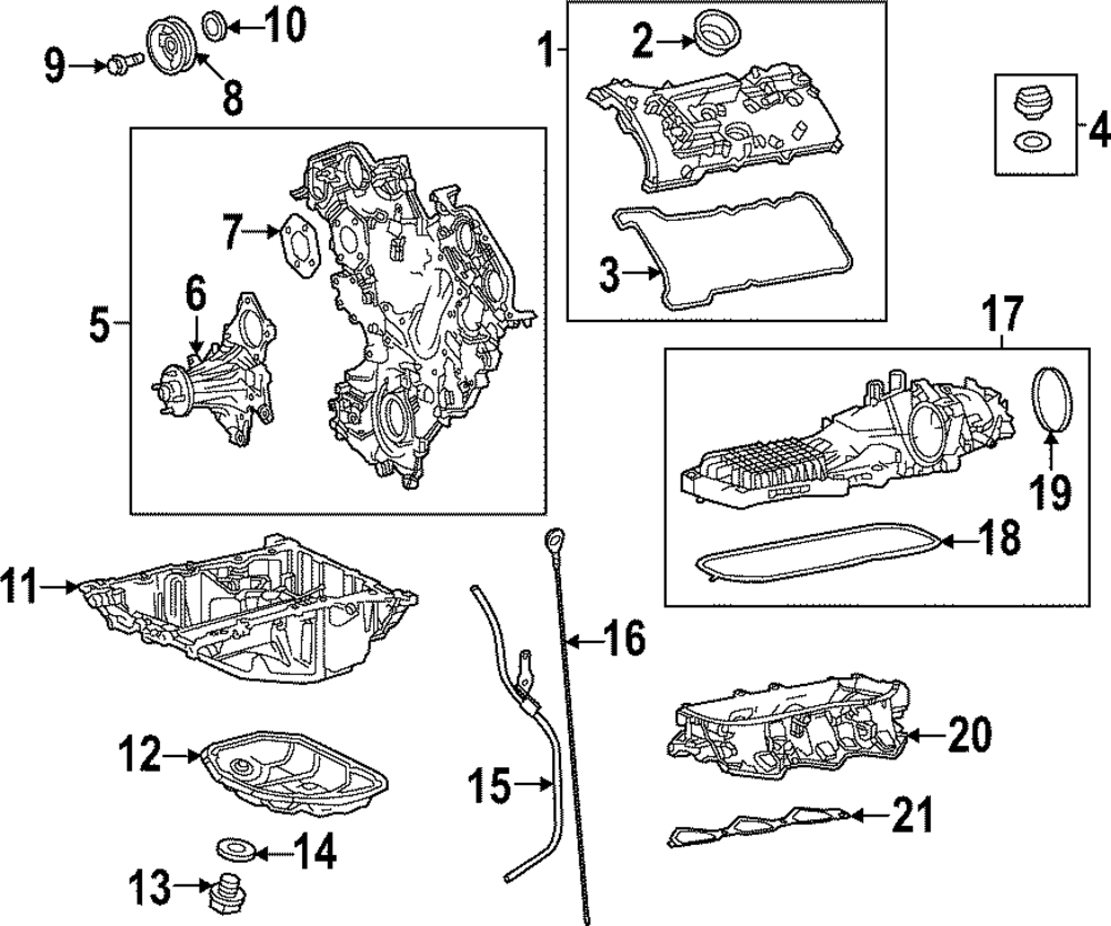 17190-F4010 - Intake Plenum 2022-2025 Toyota | Longo Toyota Parts