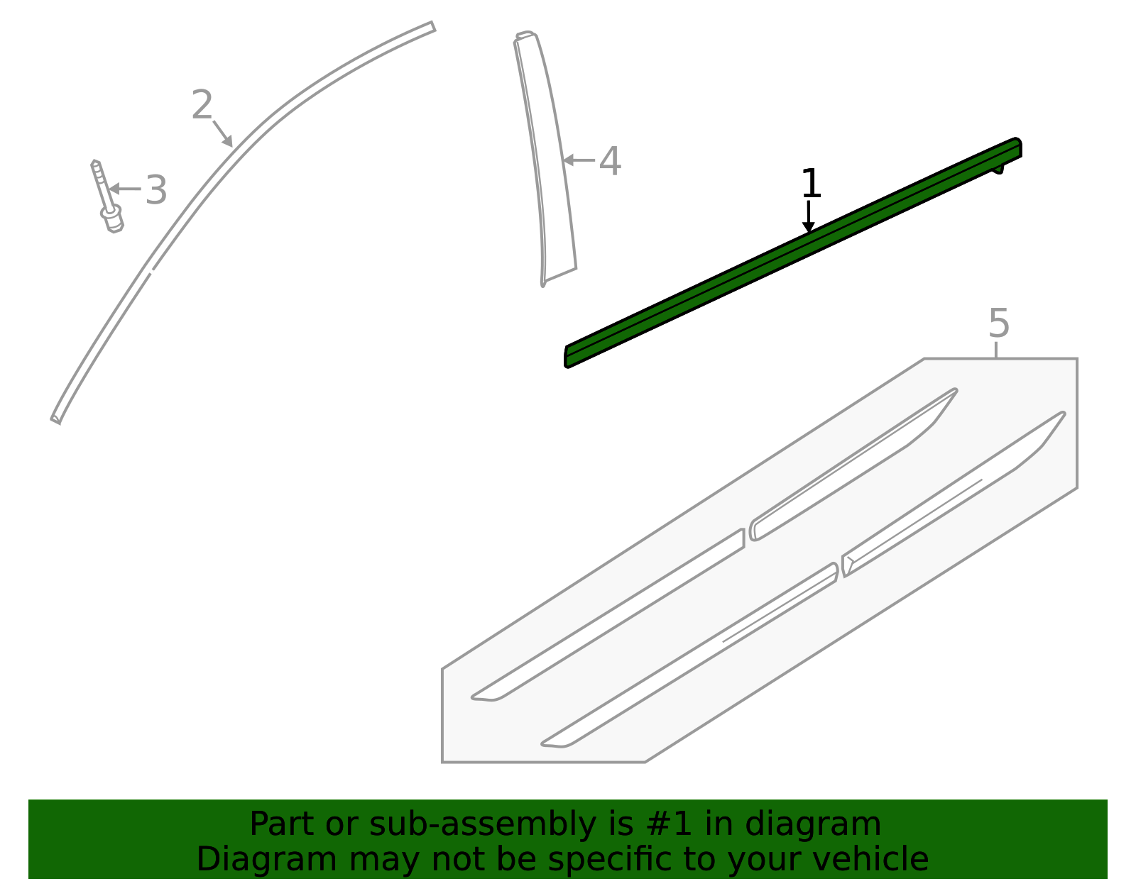 72450-TY2-A01 - 2014-2020 Acura RLX - Molding Assembly, L Front Door ...
