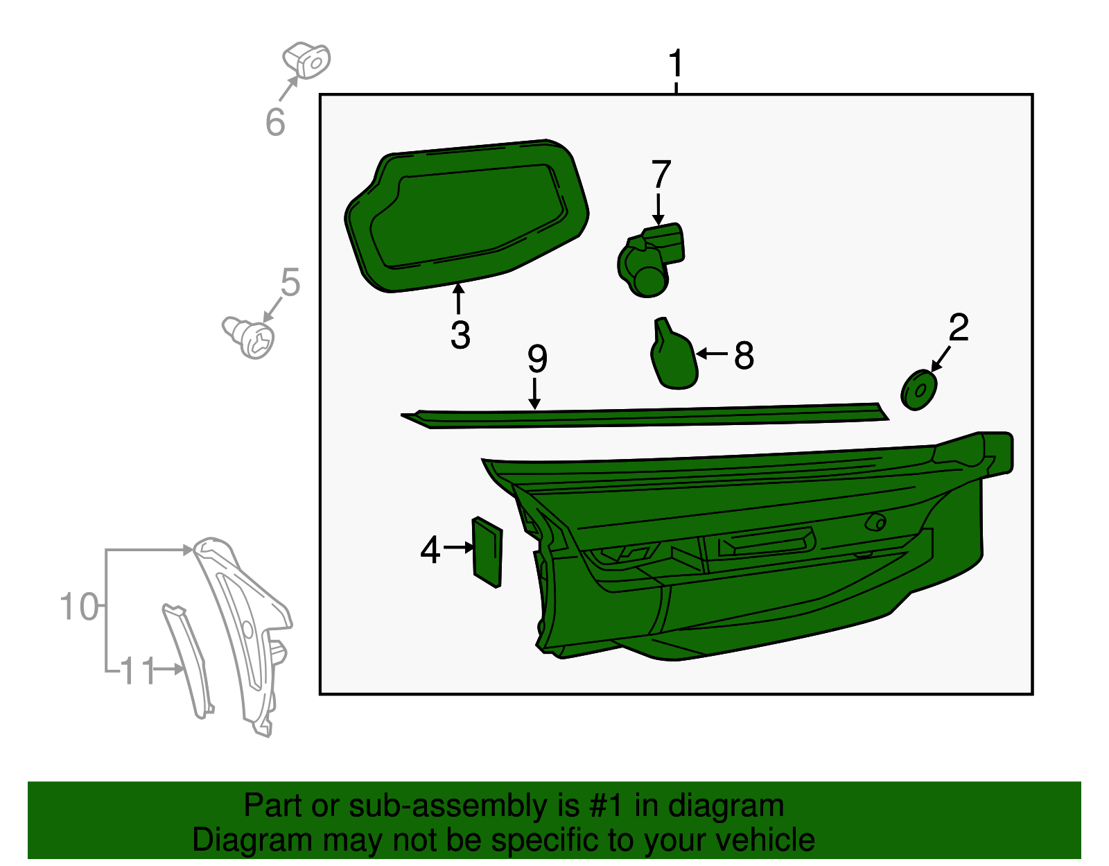 TK49-51-3F0A - Backup Lamp Assembly 2016-2023 Mazda CX-9 | Mazda-Parts