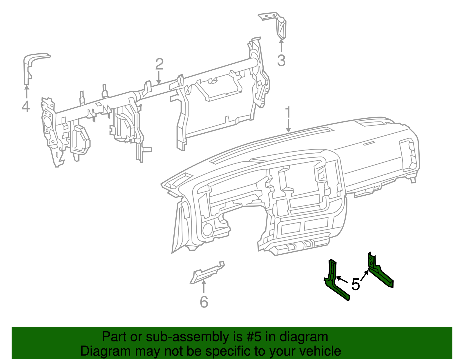 2012-2021 Nissan Stay Bracket 68170-1PA0A | Nissan Parts Central