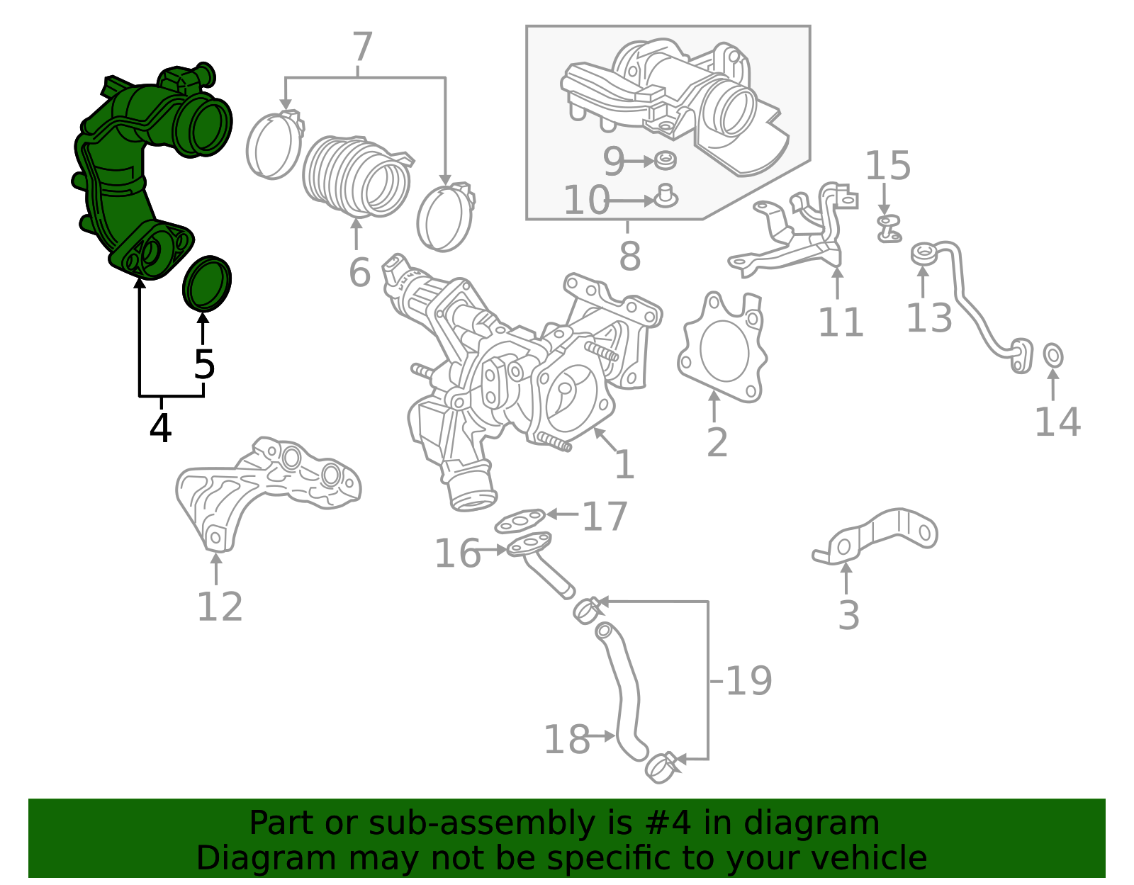17270-6A0-A00 - Inlet Pipe 2018-2022 Honda Accord | Honda Parts Online