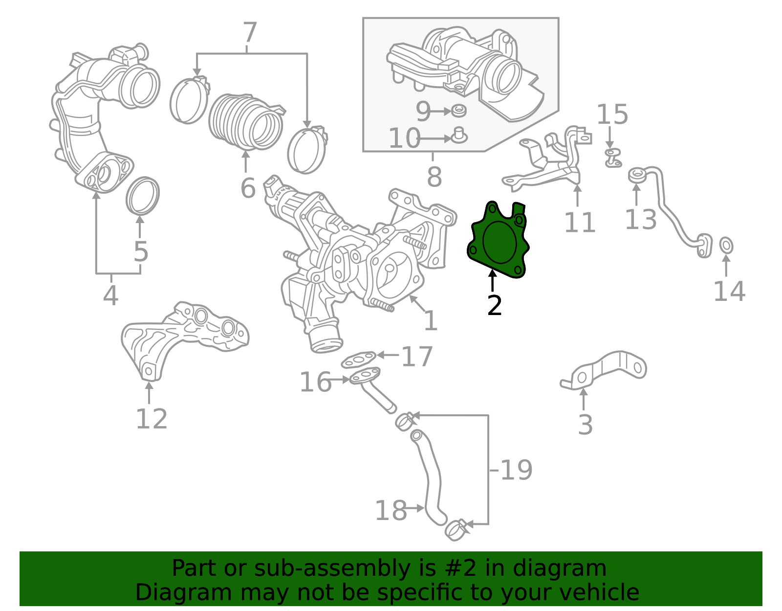 18233-6A0-004 - Gasket 2018-2025 Honda | Honda Parts Online