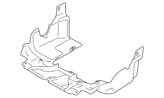2015-2021 Subaru WRX Splash Shield 56410VA000 | Subaru Parts Guys