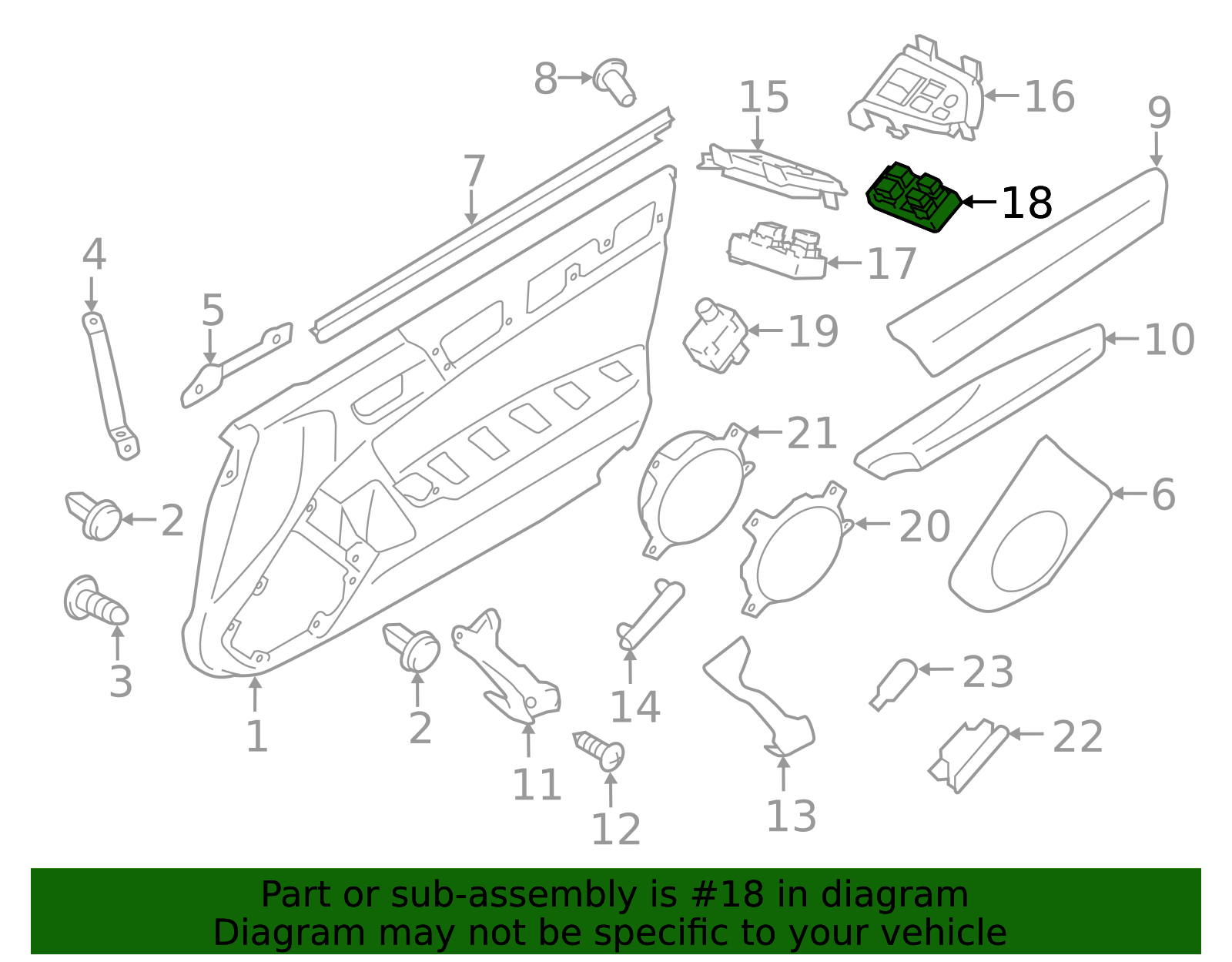 Toyota Door Window Switch - Power Window Control - Part #SU003-05131 ...