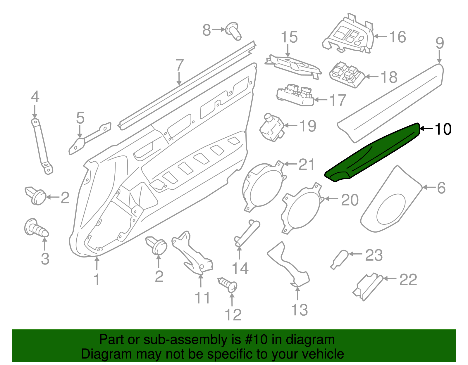 2017-2020 Toyota 86 Armrest SU003-06750 | Toyota Parts Center