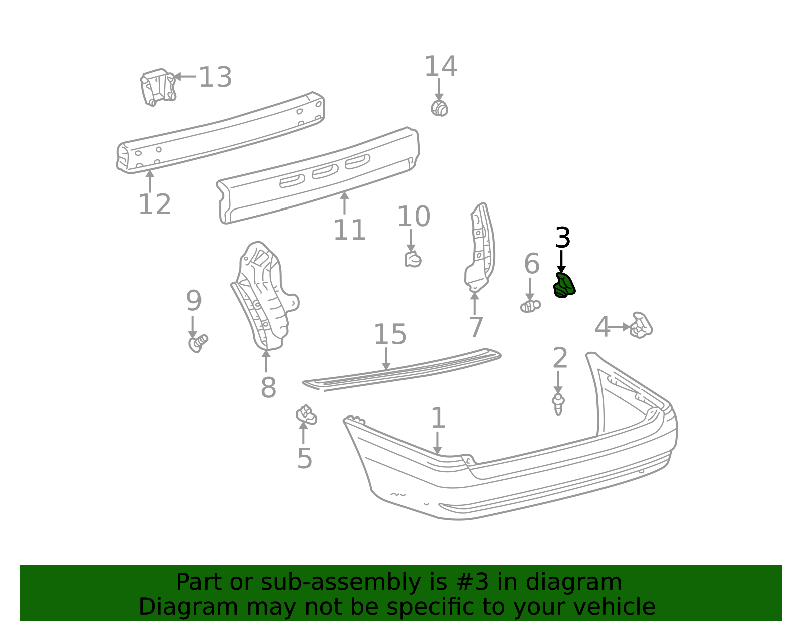 1998-2003 Toyota Sienna Bumper Cover Side Bracket 52185-45010 | MotorMotor