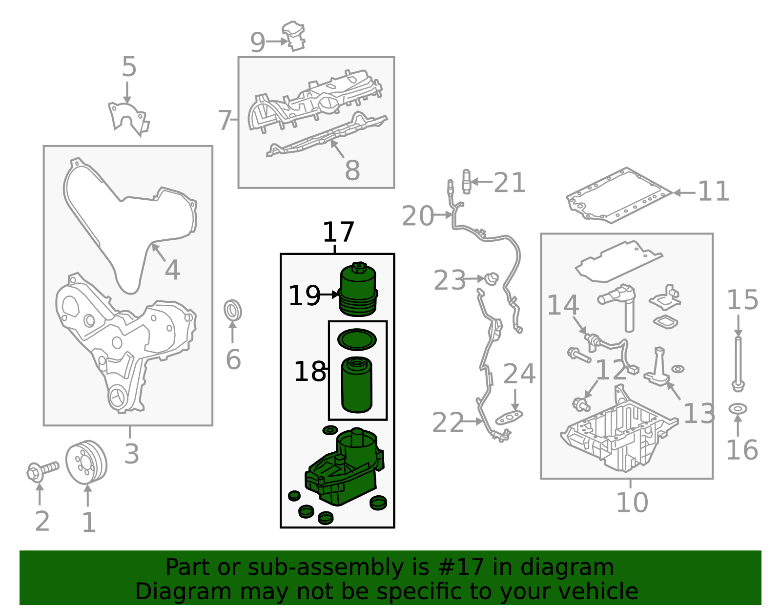 LR124259 - Oil Cooler - 2019-2020 Land-Rover | Land Rover Lake Bluff