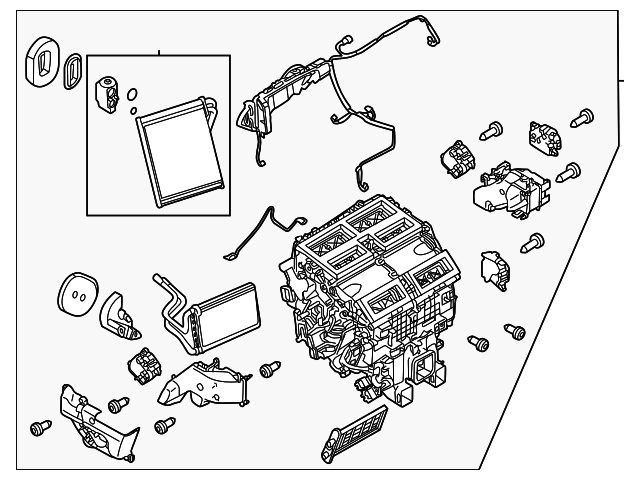 2021 Nissan Rogue AC & Heater Assembly 27110-6RC0A | Nissan RVA