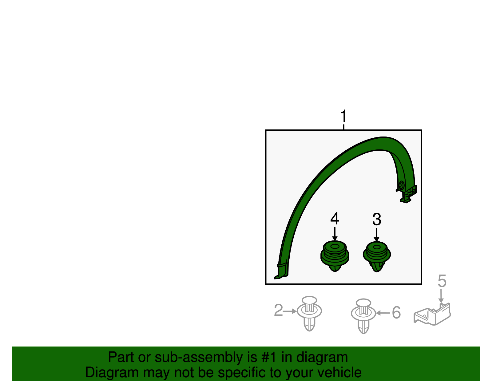 KB7W-51-W30E-8N - Wheel Opening Molding 2017-2021 Mazda CX-5 | Mazda ...