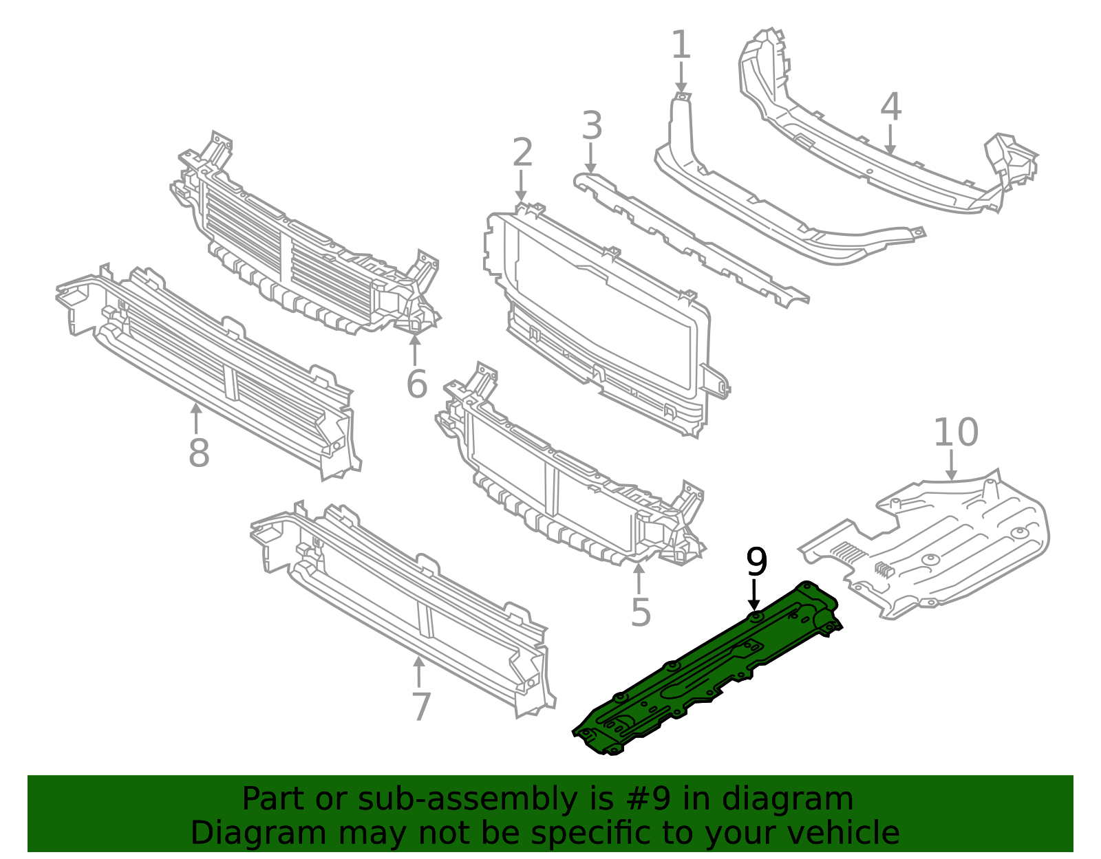 31497613 - High-Quality Floor Pan Splash Shield for 2018-2025 Volvo ...