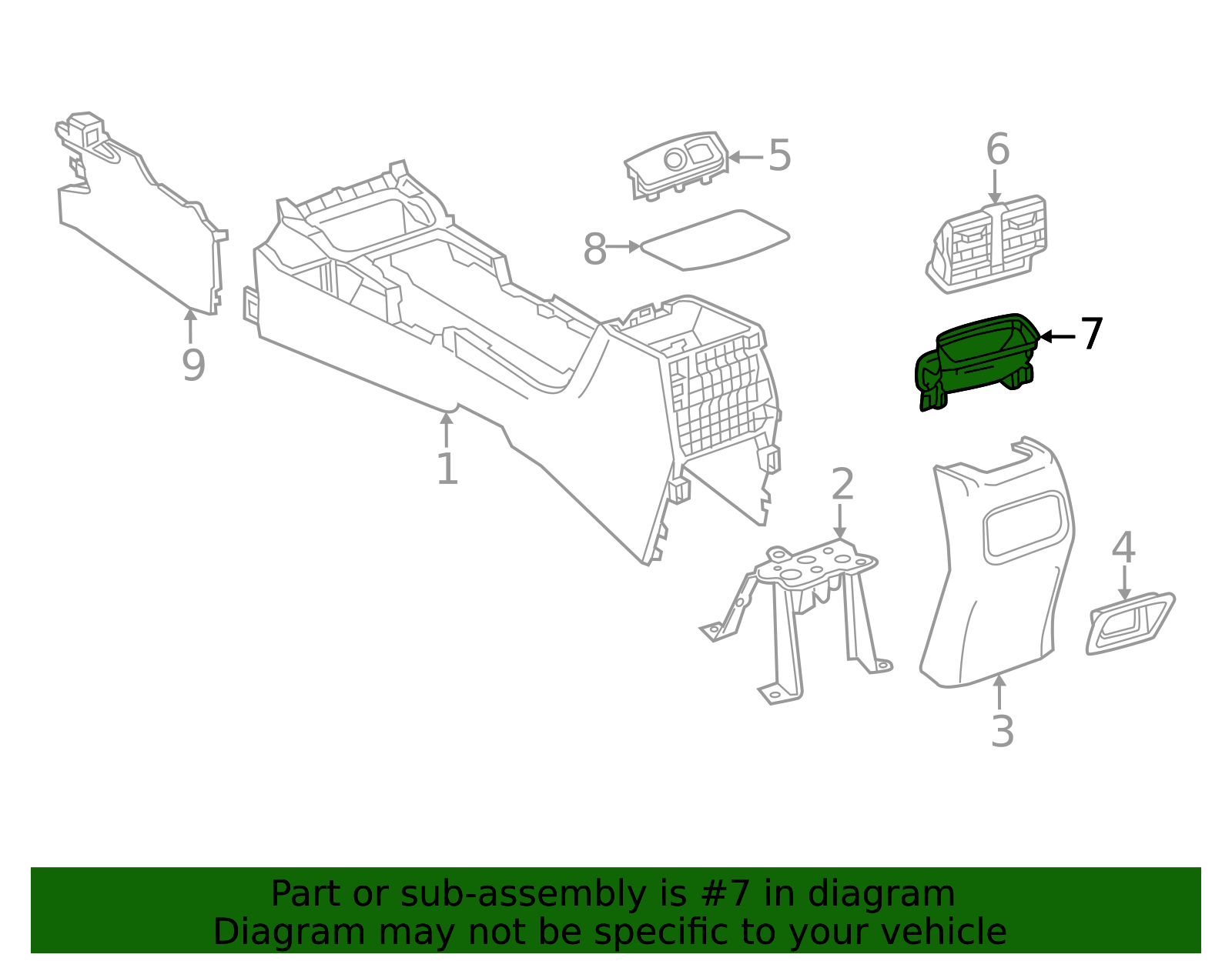 2022-2025 Toyota Corolla Cross Air Outlet Duct 58863-0A030 | MotorMotor