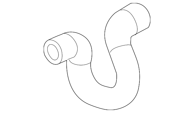 2012-2018 Chevrolet Sonic Radiator Inlet Hose 96958148 | Auto Parts Express