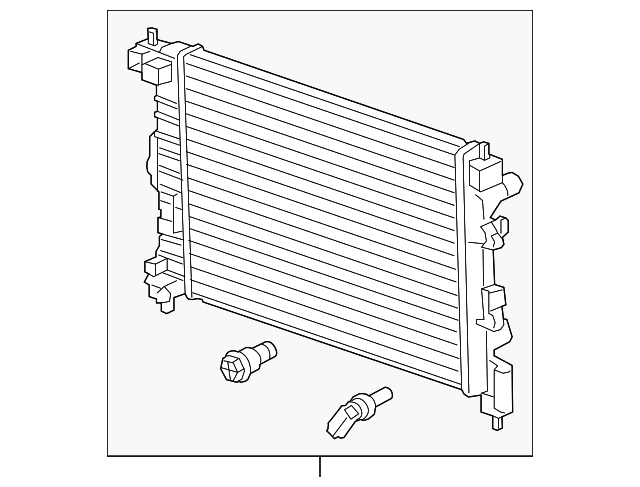 2012-2018 Chevrolet Sonic Radiator 95316047 | Shop Matick Buick GMC