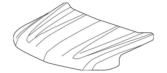2021-2025 Chevrolet Hood 85112715 GM | GMPartsDirect.com
