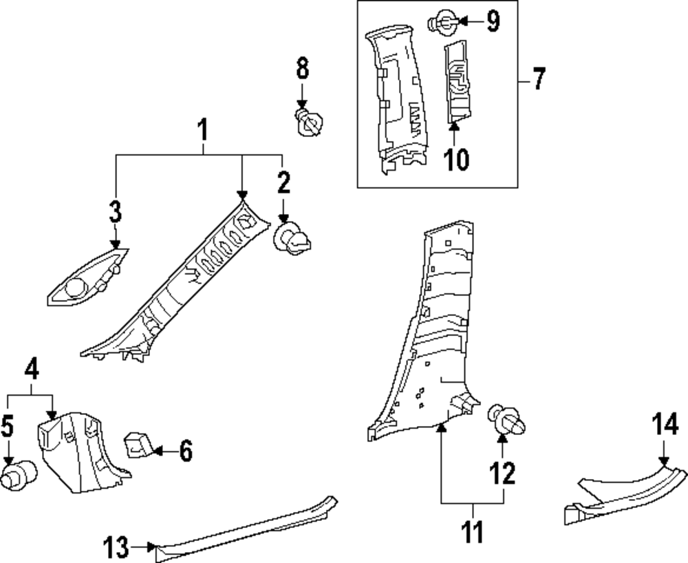 2023 Toyota GR Corolla Scuff Plate 67918-12220-C0 | Toyota Parts Center