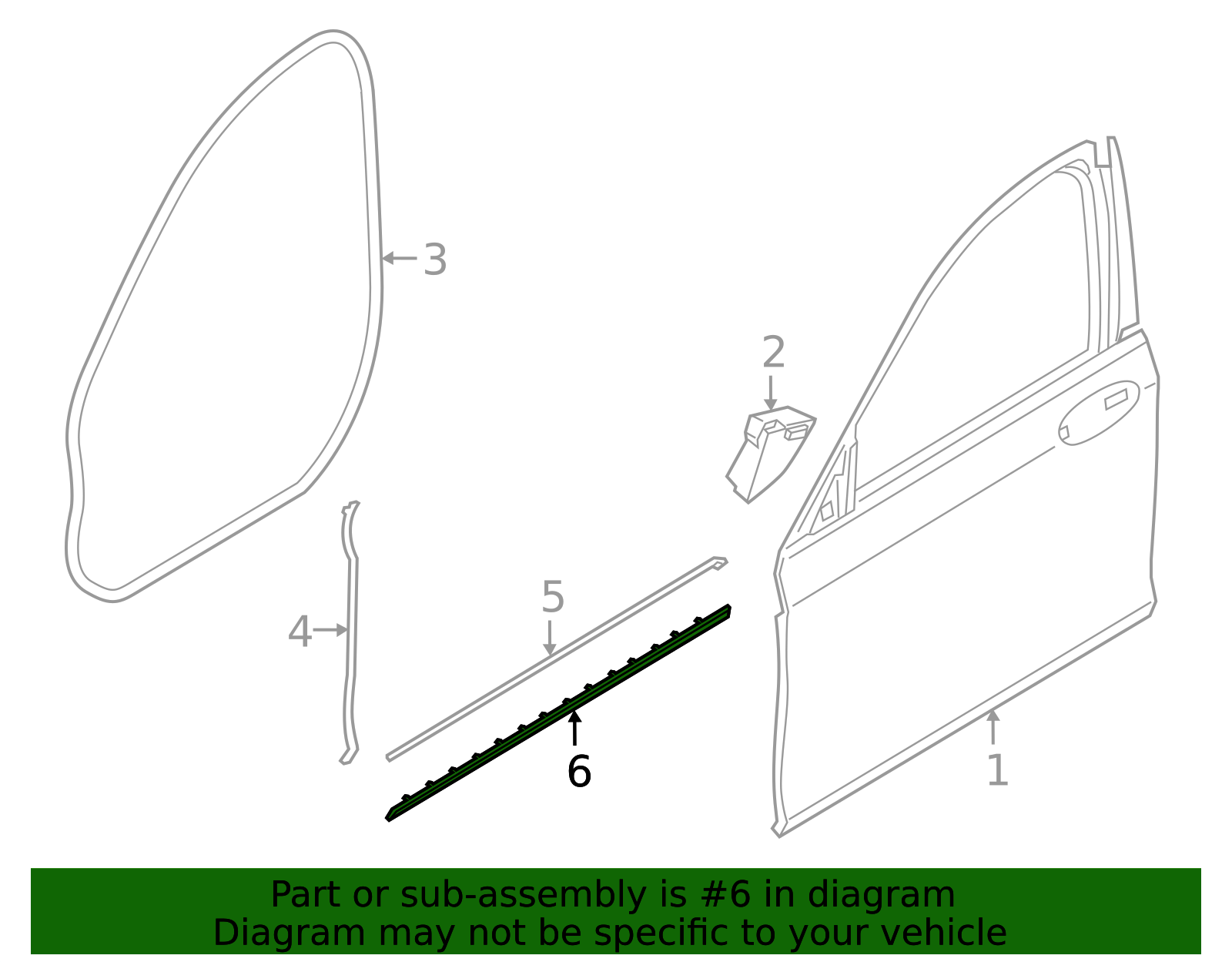 51-13-7-397-867 - Lower Molding 2016-2022 BMW | BMW Auto Parts Warehouse