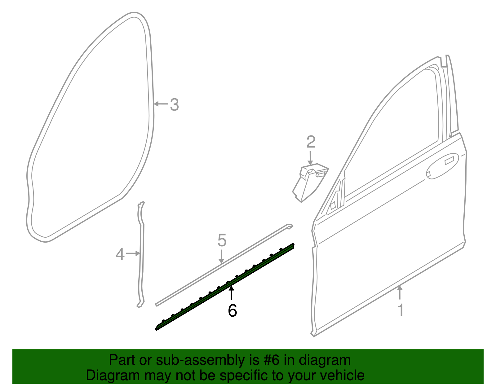 51337364351 - 2016-2022 BMW Lower Molding (51-33-7-364-351) | BMW of ...