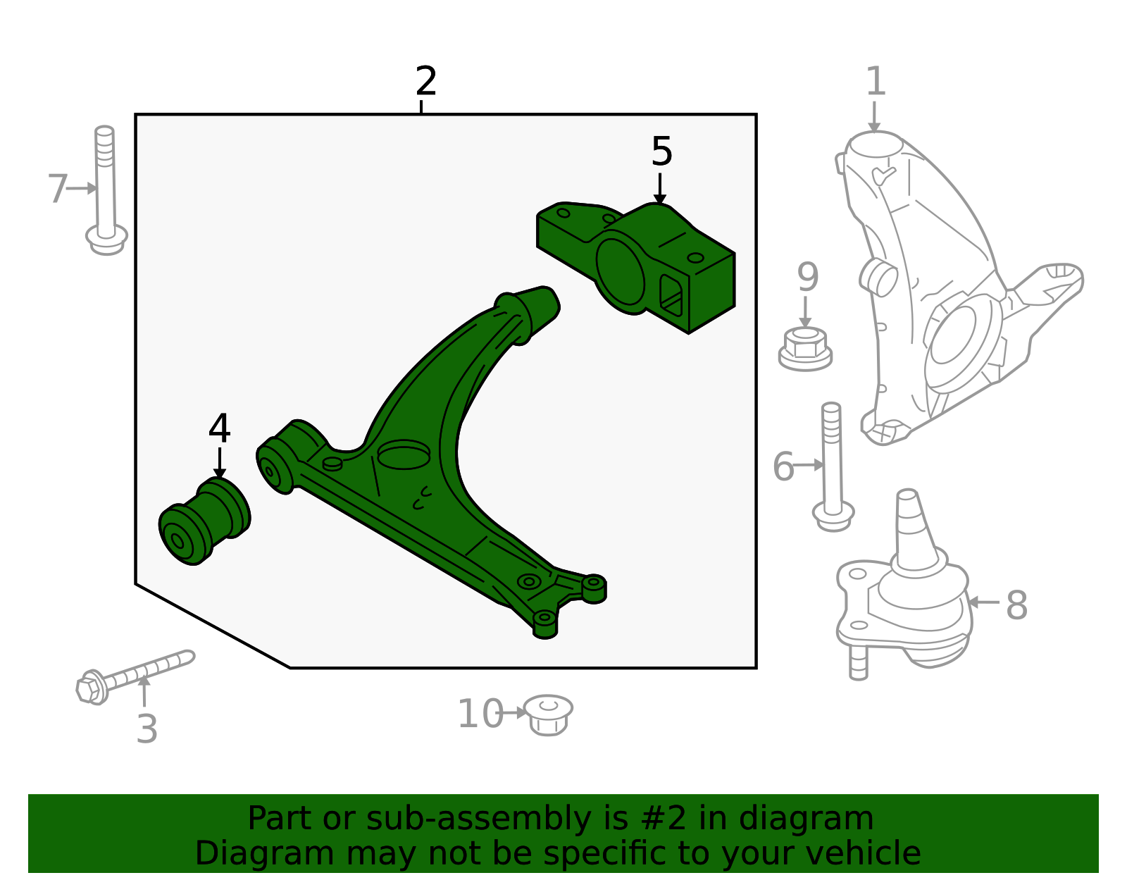 3C0-407-151-H - Audi Lower Control Arm Retail Performance Auto Parts