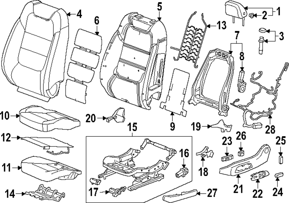 2024-2025 GM Seat Cushion Heater 85625749 | Capital Chevy Parts