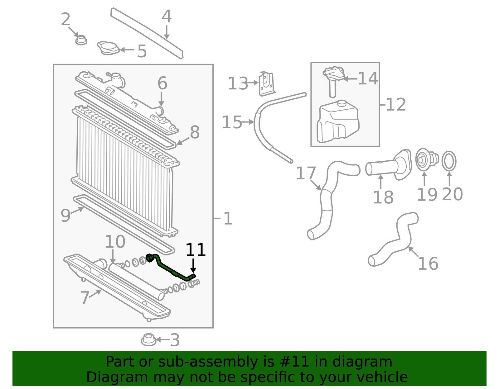 1994-2016 Toyota Automatic Transmission Oil Cooler Tube 16495-50020 ...