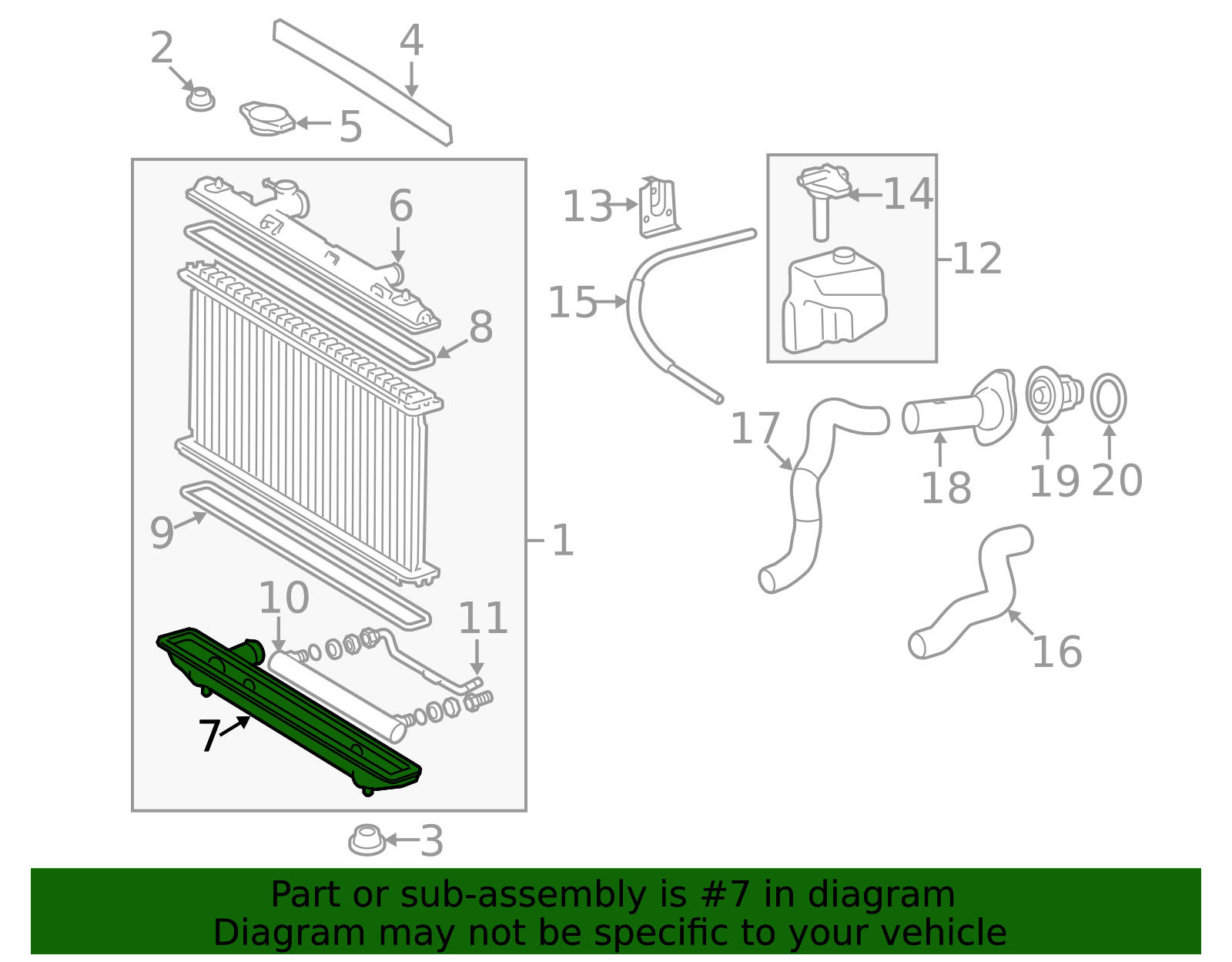 16461-0H240 - High-Quality Radiator Outlet Tank for 2007-2009 Toyota ...