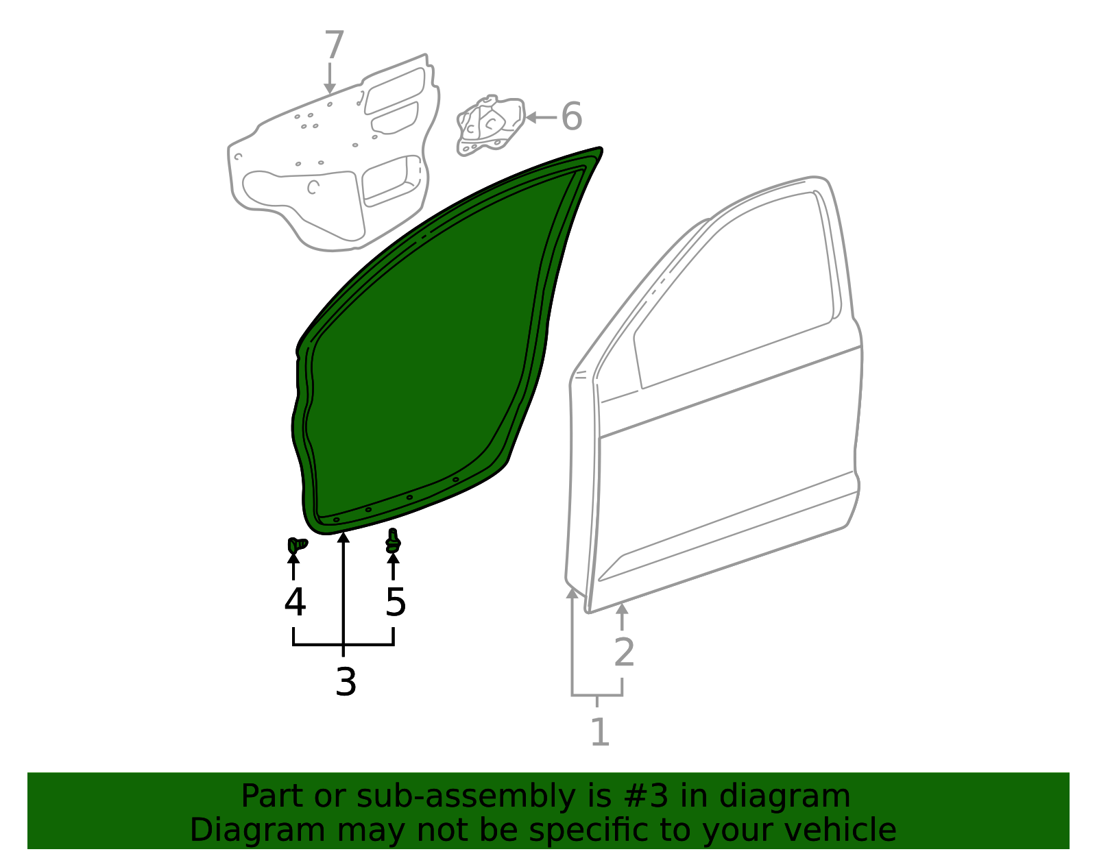 2003-2008 Toyota Corolla Door Weather-Strip 67862-02130 | MotorMotor