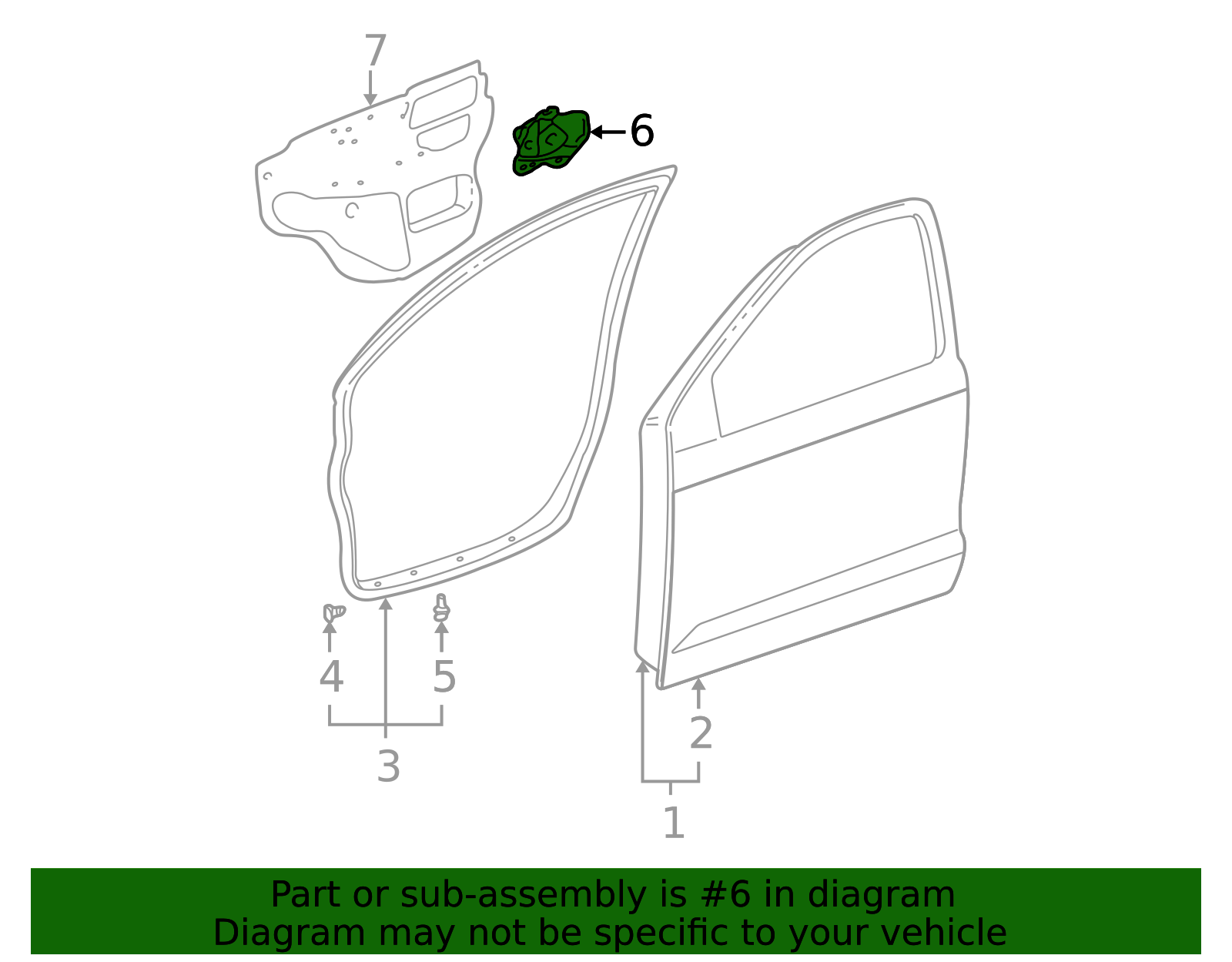 67444-02040 - High-Quality Door Access Cover for 2003-2008 Toyota ...