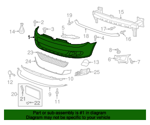 2010-2014 Volkswagen GTI Bumper Cover 5K0-807-217-CF-GRU | OEM Parts Online