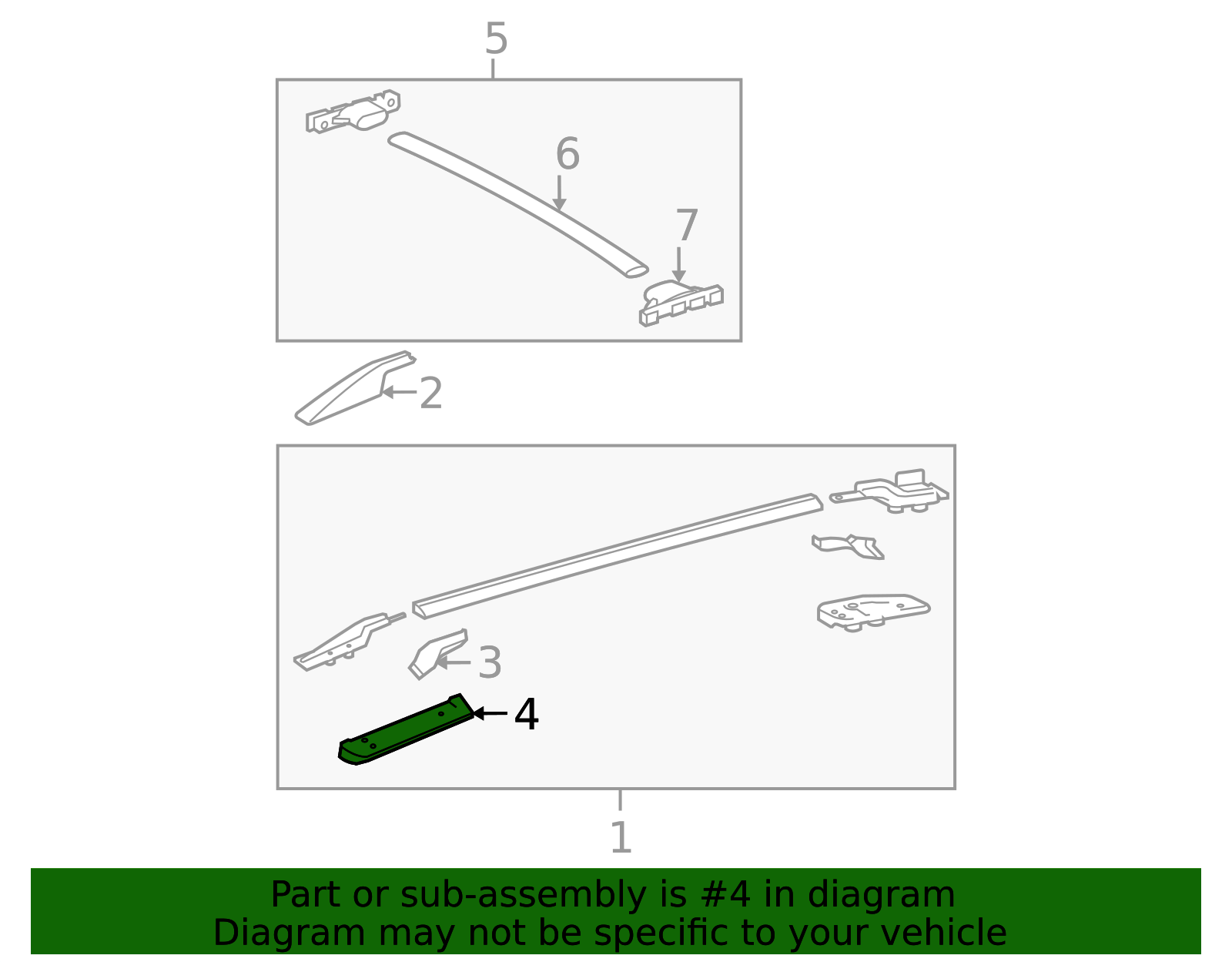 2006-2012 Toyota RAV4 Roof Rail Cushion 63489-0R010 | Toyota Parts Center