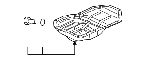 2008-2015 Mitsubishi Lancer Oil Pan 1200A394 | OEM Parts Online