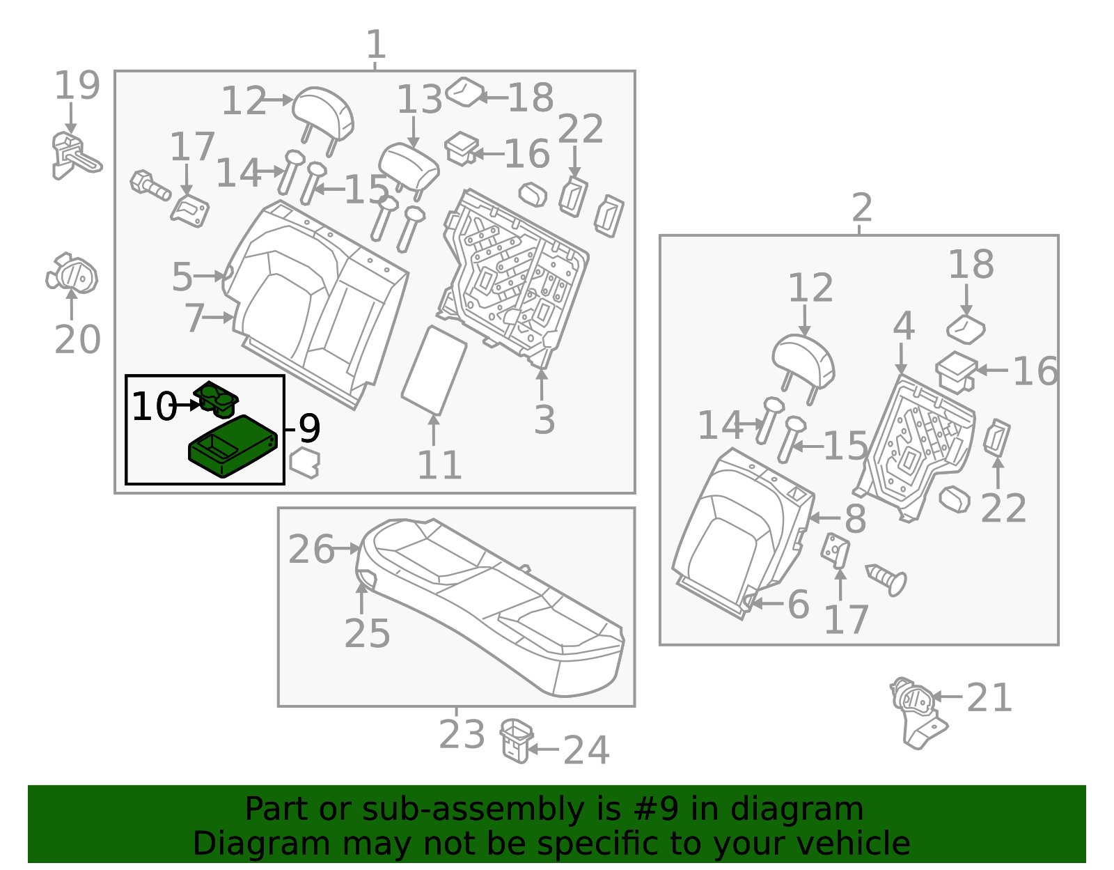 89900-3W000EAN - Armrest 2011-2013 Kia Sportage | Kia.Parts