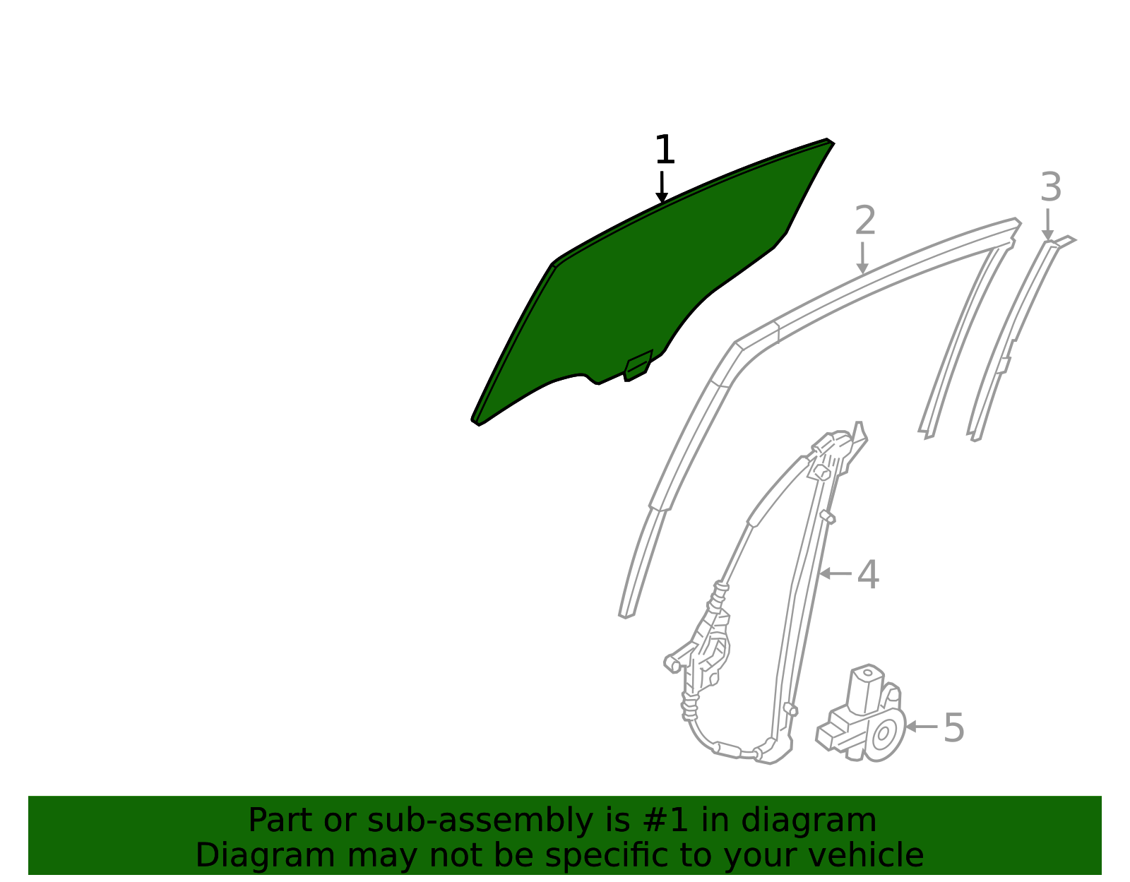 68104-WB001 - 2016-2020 Toyota - Door Glass | Discount Parts Monster