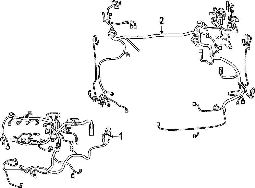 2023-2025 Toyota Corolla Cross Wire Harness 82111-0AF50 | Toyota Parts ...