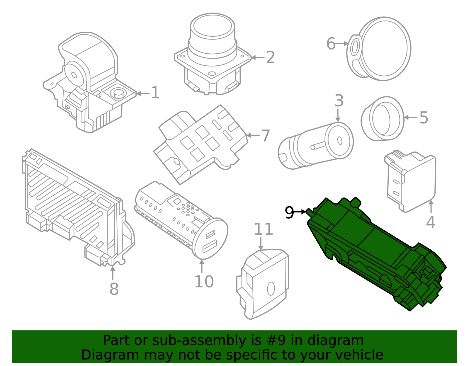 LC5Z-19980-HA - Heater Control - Lasco Auto Parts