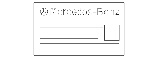 2022-2025 Mercedes-Benz Battery Label 789-584-44-00 | Parts Performance ...