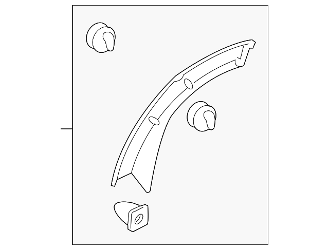 LR010628 - Wheel Flare - 2010-2016 Land Rover LR4 | Land Rover Lake Bluff