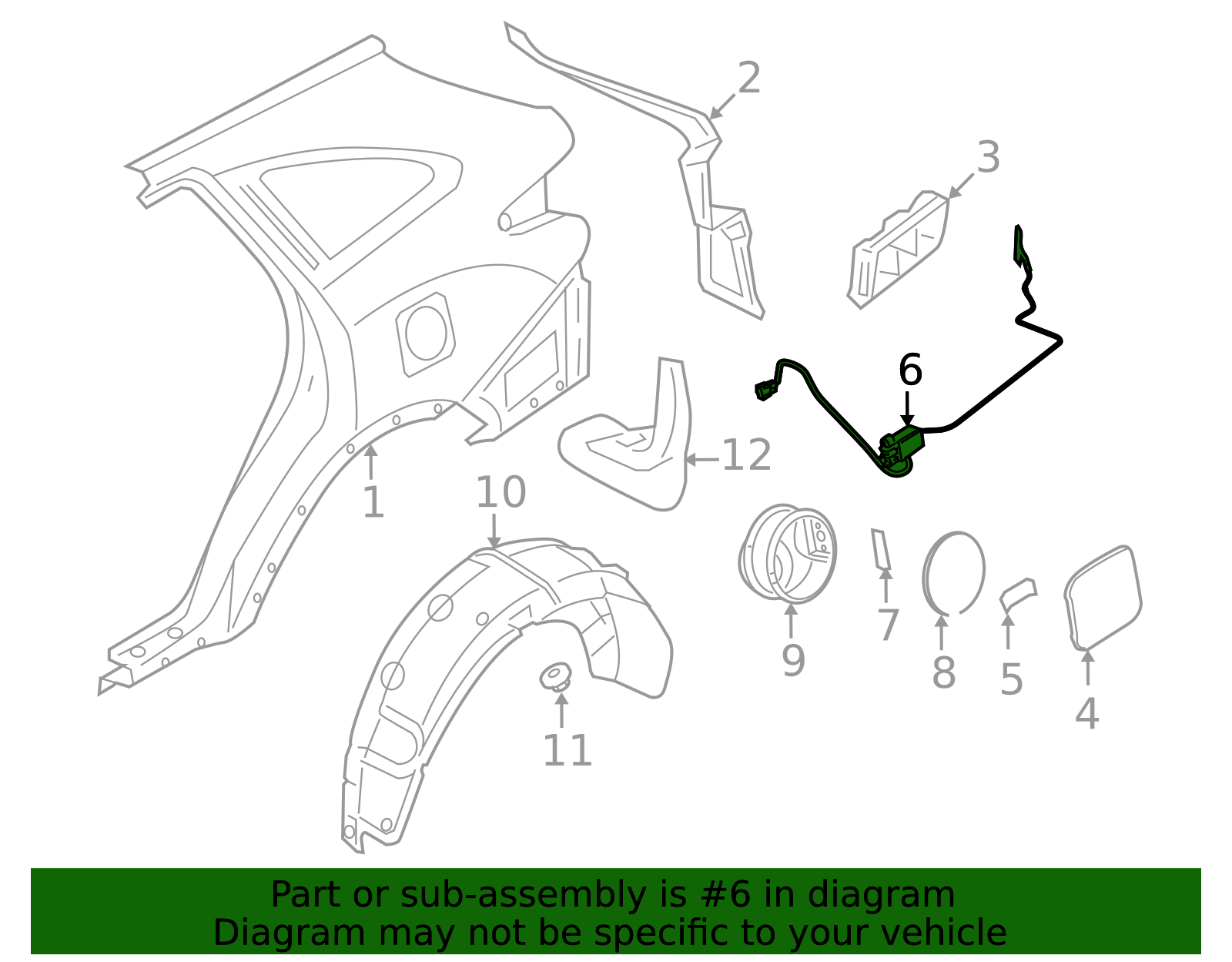 2007-2012 Hyundai Veracruz Latch Assembly 95720-3J000 | MotorMotor