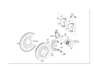 222-423-14-00 - Brake Disc, Vented Mercedes-Benz USA Parts