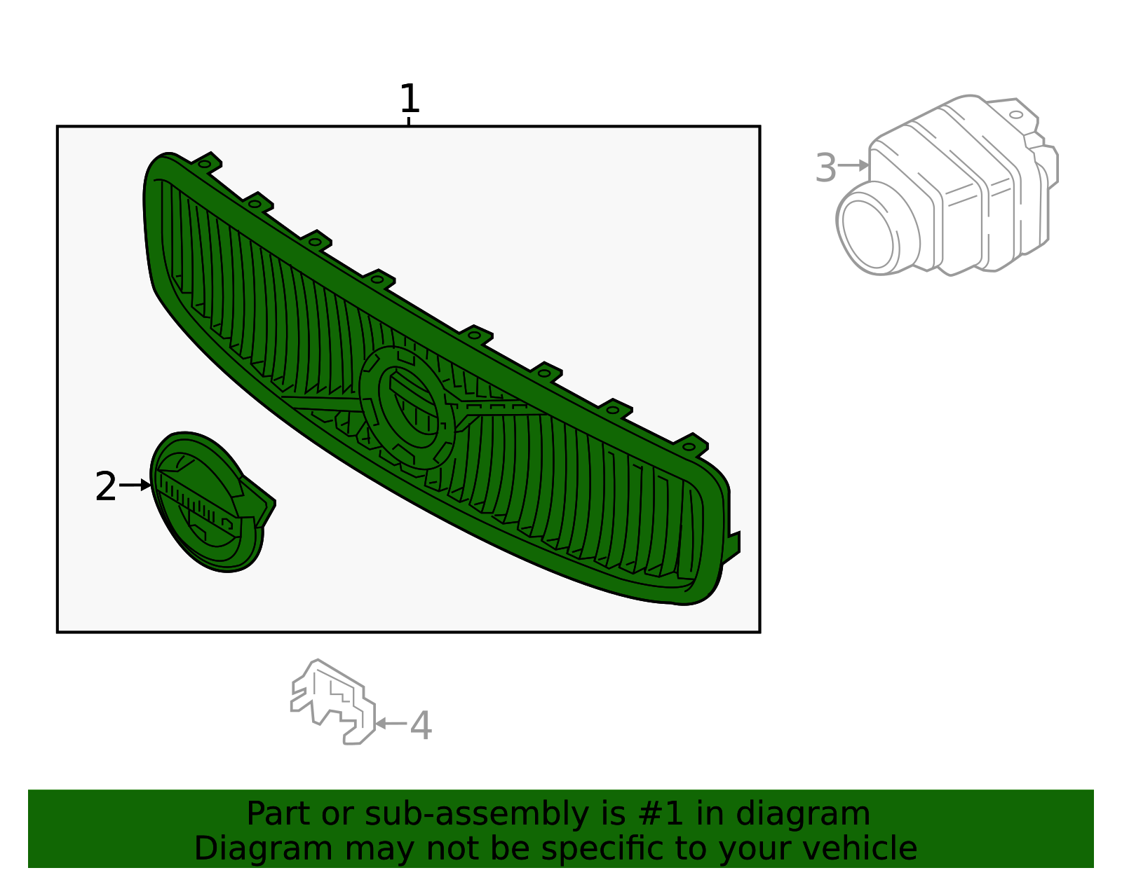2019-2022 Volvo Upper Grille 32365392 | Genuine Volvo Replacement Parts