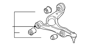 7L0-407-152-K - Lower Control Arm 2008-2010 Volkswagen Touareg ...