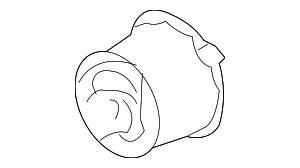 7L0-407-182-E - Lower Control Arm Inner Bushing 2004-2009 Volkswagen ...