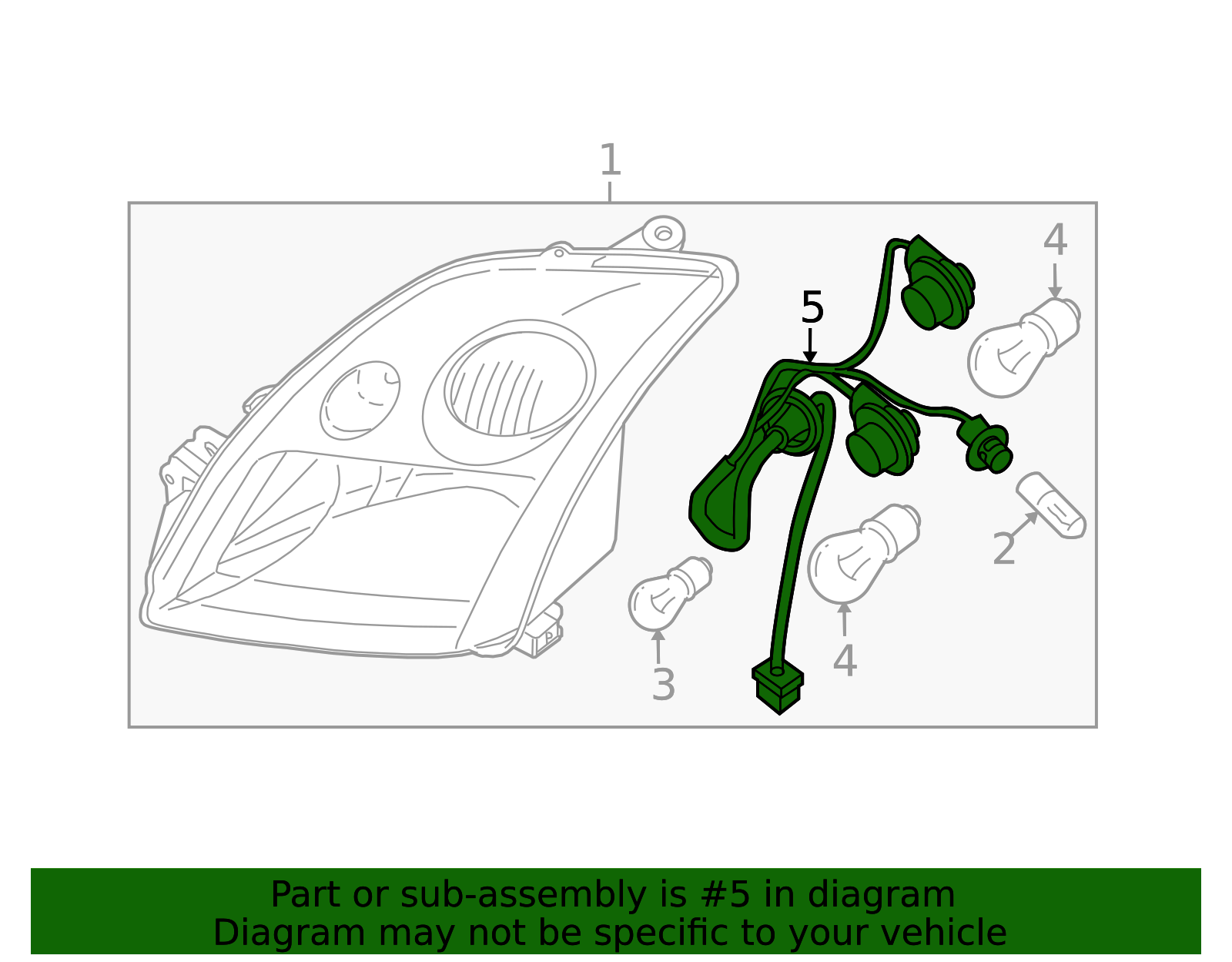 26038-ZT50A - High-Quality Headlight Wiring Harness for 2010-2012 ...