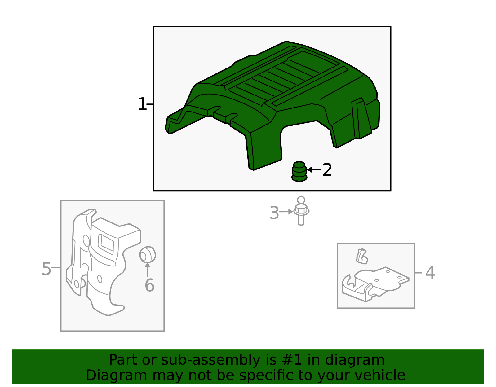 Engine Intake Manifold Cover 12621051 | OEM Parts Online