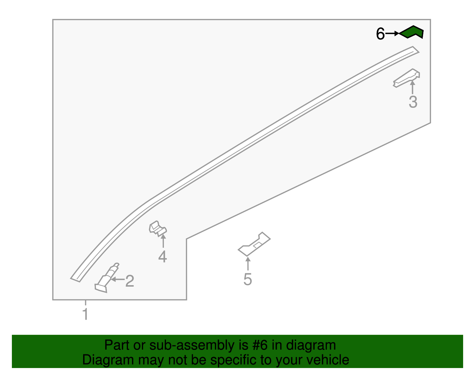 KB8A-50-9L2A - Roof Molding Cap - Driver's Side (LH) 2017-2025 Mazda CX ...