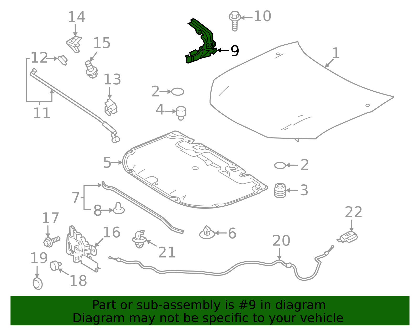 2025 Toyota Camry Front Weather-Strip Hinge 53410-AQ020 | MotorMotor