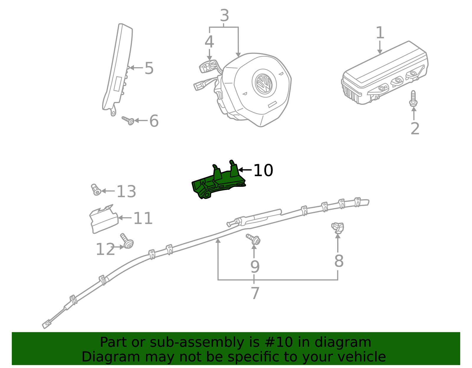 11A-880-430-B - 2021-2023 Volkswagen ID.4 - Head Air Bag Guide | World ...