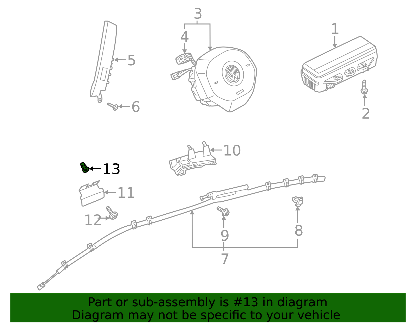 2000-2024 Volkswagen Support Retainer Nut N-908-146-01 | VW Direct Auto ...