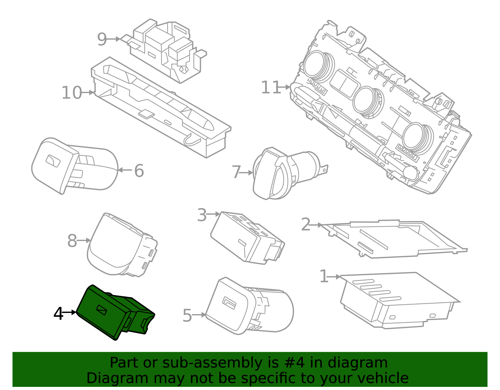 2022-2024 Kia Carnival USB Port 96122-R0000 | TascaParts.com