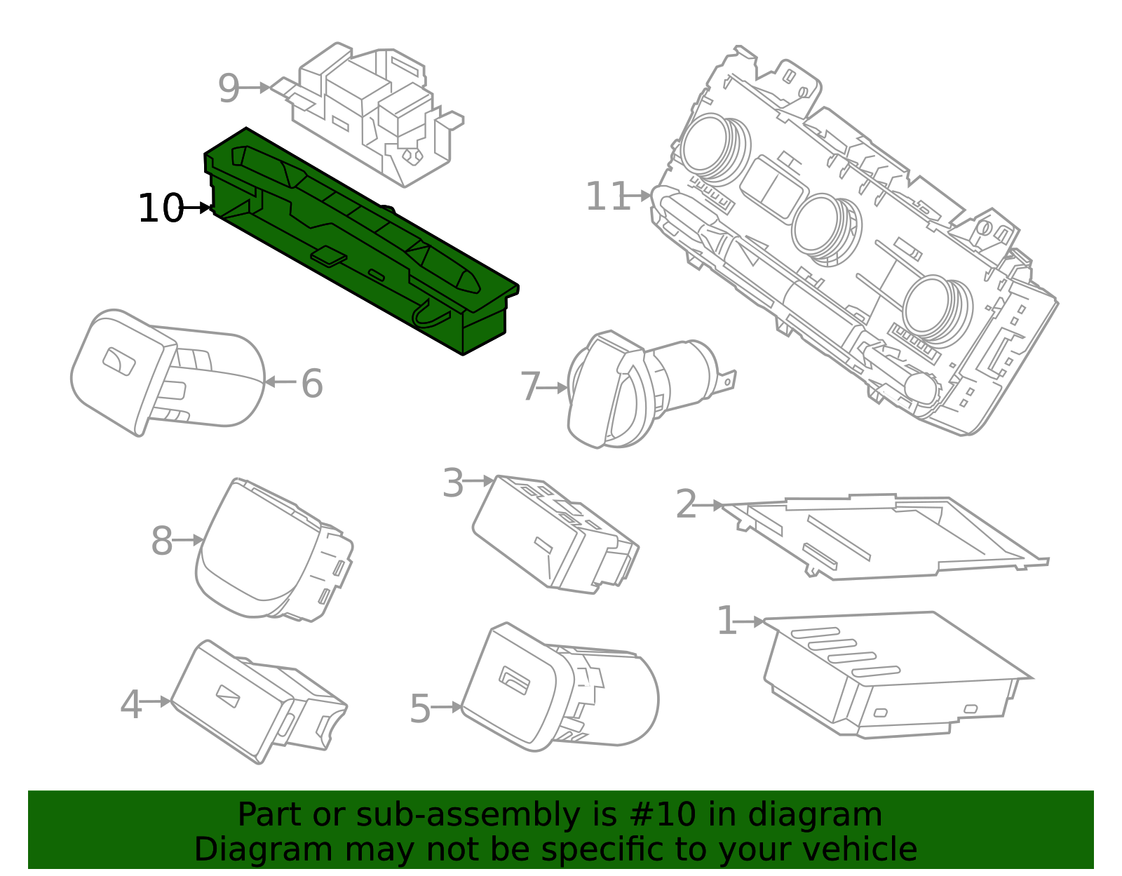 93320-R0AZ0 - Switch Assembly 2022-2024 Kia Carnival | Kia.Parts Store